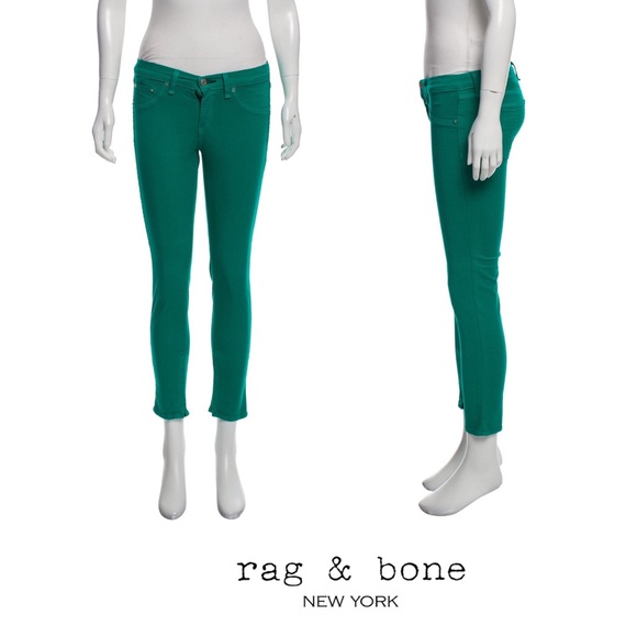 rag & bone | Jeans | Nwt Rag Bone Kelly Green Capri Jeans Pants | Poshmark